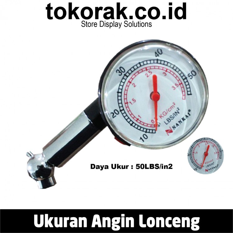 UKURAN ANGIN MODEL LONCENG